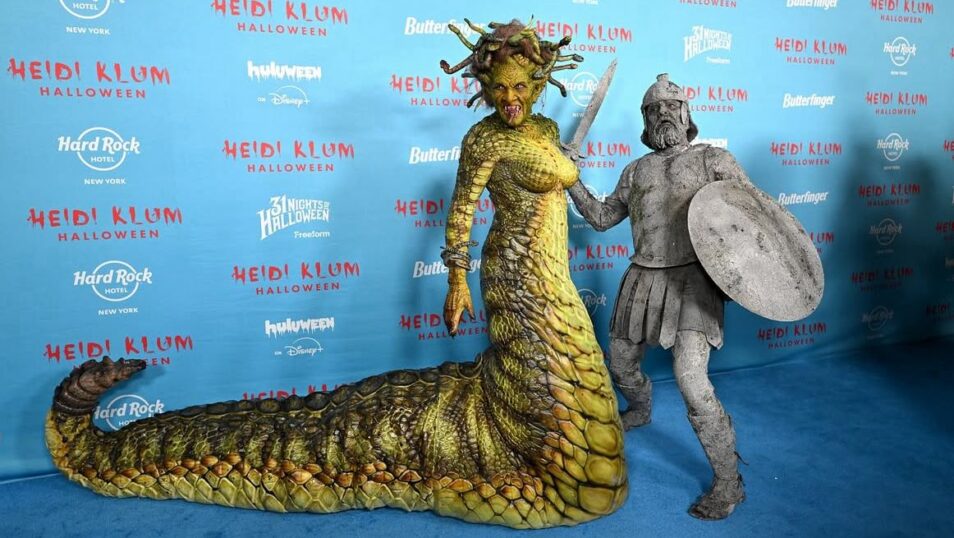 Heidi Klum nos deja de piedra: el disfraz de Medusa que ha acaparado ...